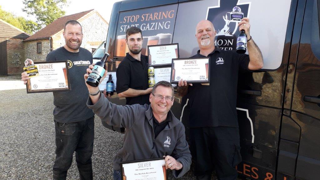 Six of the best as Team Moon Gazer scoop 6 awards | Norfolk Brewhouse